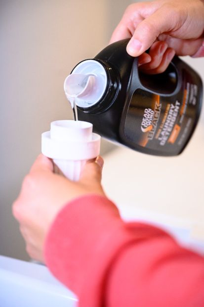 black clothes detergent